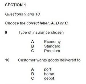 IELTS Listening- Multiple Choice Questions - IELTS Advantage