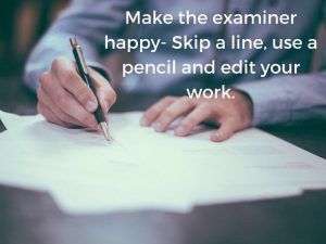 Skip a Line and Use a Pencil - IELTS Advantage