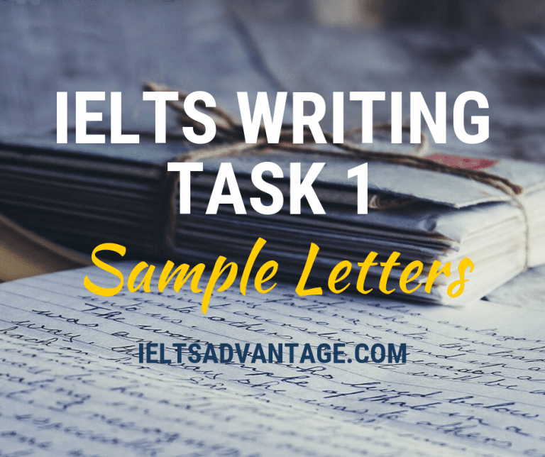 Formal Sample Letters Archives - IELTS Advantage